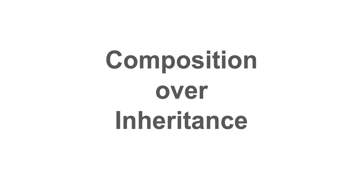 [OOP] 상속 대신 조합 | Jinwoo's Blog